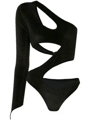 AMIR SLAMA Cut-out Velvet Body