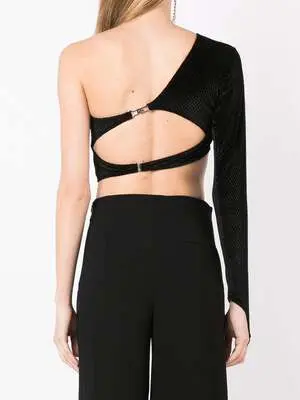 AMIR SLAMA Cut-out Velvet Body