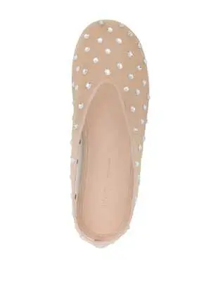 Khaite The Marcy Mesh Ballet Pumps - Neutrals