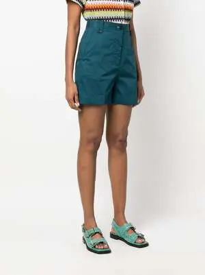 Paul Smith High-waisted Mini Shorts - Blue