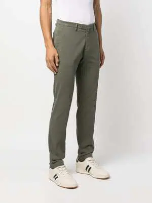 BRIGLIA 1949 Slim-cut Concealed-fastening Chinos - Green