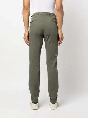 BRIGLIA 1949 Slim-cut Concealed-fastening Chinos - Green