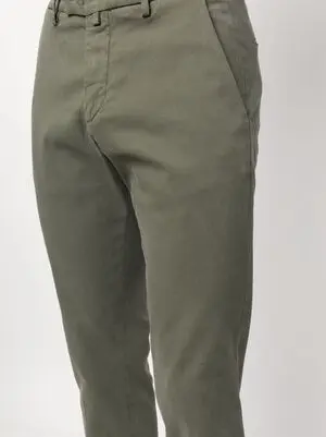 BRIGLIA 1949 Slim-cut Concealed-fastening Chinos - Green