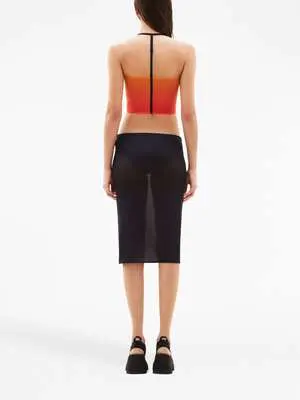 COURREGES Tube-shape Midi Skirt