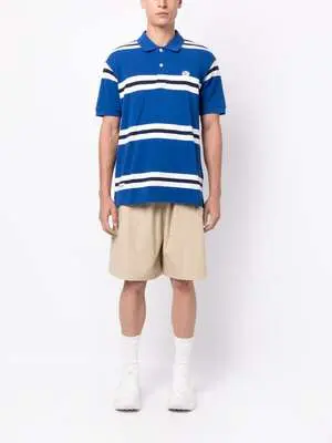CHOCOOLATE Horizontal Tripe Cotton Polo Hirt
