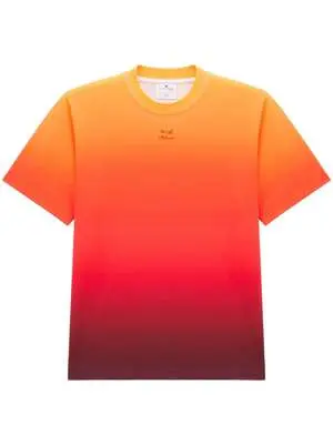 COURREGES Gradient-effect Logo T-shirt