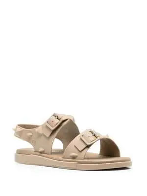 Melissa X Undercover Spike-stud Flat Sandals - Neutrals