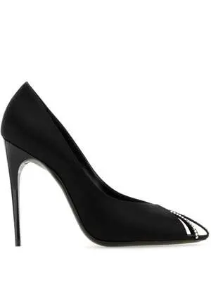 Saint Laurent Martinique 110mm Satin Pumps - Black