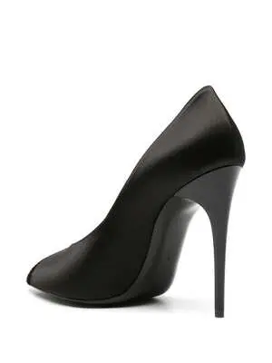 Saint Laurent Martinique 110mm Satin Pumps - Black
