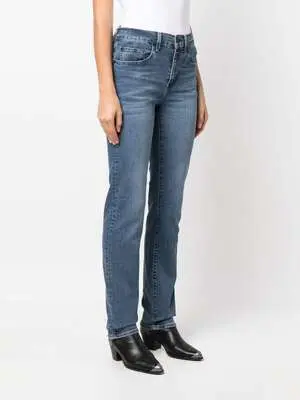 LEVI'S 724 High-rise Slim-fit Jeans - Blue