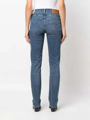 LEVI'S 724 High-rise Slim-fit Jeans - Blue