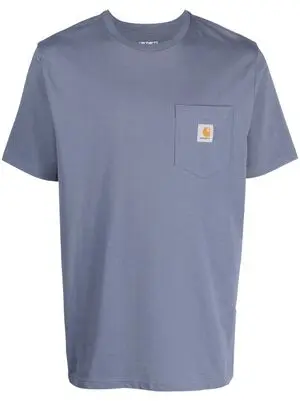 Carhartt Work In Progress Logo-patch Cotton T-shirt