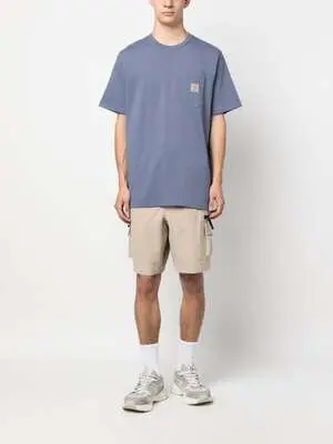 Carhartt Work In Progress Logo-patch Cotton T-shirt