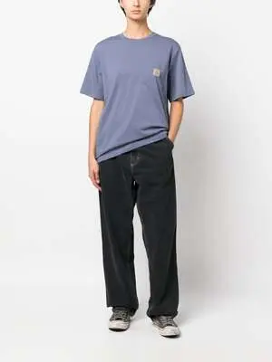 Carhartt Work In Progress Logo-patch Cotton T-shirt