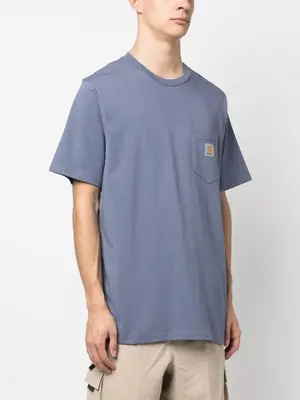Carhartt Work In Progress Logo-patch Cotton T-shirt