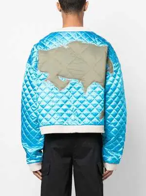 WHO DECIDES WAR Global Grid Bomber Jacket