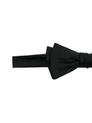 FURSAC Adjustable Silk Bow Tie - Black