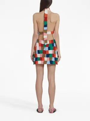 Marni Colour-block Knitted Skirt