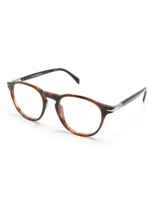 DB EYEWEAR BY DAVID BECKHAM Round Frame Sunglasses - Brown