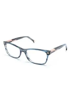 Carolina Herrera Rectangle Eyeglasses - Blue