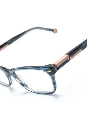 Carolina Herrera Rectangle Eyeglasses - Blue