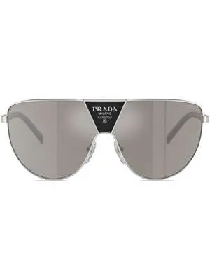 Prada Oversized Sunglasses - Silver