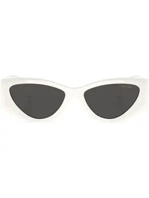 Miu Miu Cat-eye Sunglasses - White