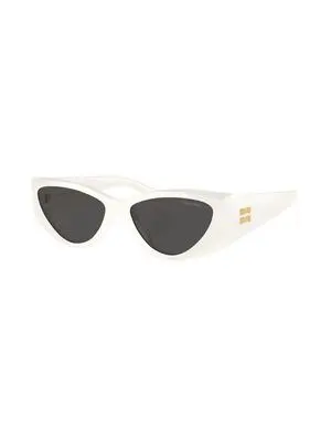 Miu Miu Cat-eye Sunglasses - White