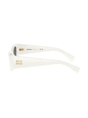 Miu Miu Cat-eye Sunglasses - White