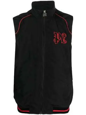 Palm Angels Zip Up Vests For Women
