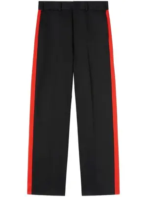 Palm Angels X Haas Moneygram Racing Stripe Trousers - Black
