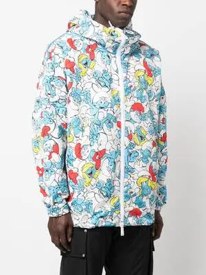 Dsquared2 Graphic Print Hooded Jacket