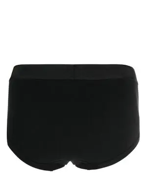 TOM FORD Logo-waist Cotton Briefs - Black