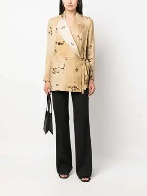 UMA WANG Graphic Print Blazer