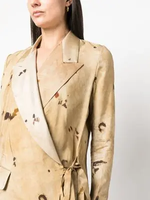 UMA WANG Graphic Print Blazer