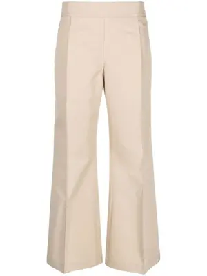 Studio Nicholson Acapulco Flared Trousers - Neutrals