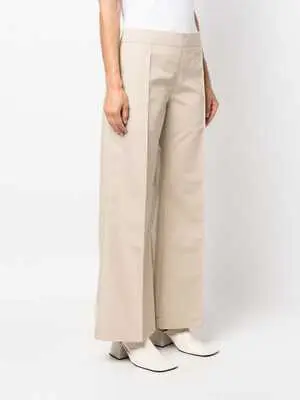 Studio Nicholson Acapulco Flared Trousers - Neutrals