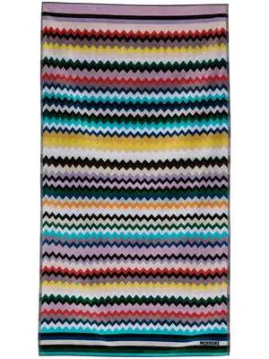 Missoni Zig Zag-patterned Beach Towel