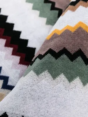 Missoni Zigzag-print Cotton Towel