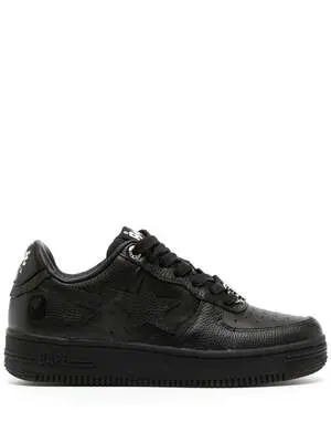 A Bathing Ape® Bape Sta #6 Low-Top Sneakers - Black | Editorialist