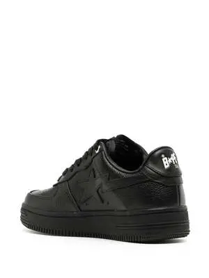A Bathing Ape® Bape Sta #6 Low-Top Sneakers - Black | Editorialist