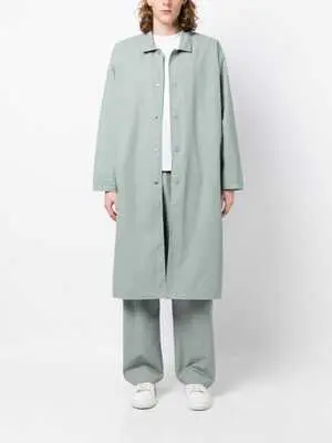 Fear Of God Twill-weave Single-breasted Coat - Green