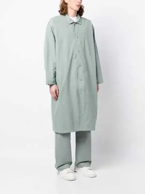 Fear Of God Twill-weave Single-breasted Coat - Green
