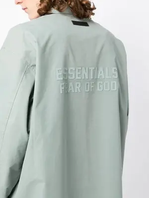 Fear Of God Twill-weave Single-breasted Coat - Green