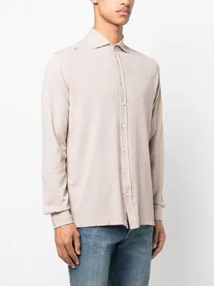 BARBA NAPOLI Long-sleeve Cotton Shirt