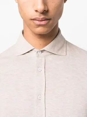BARBA NAPOLI Long-sleeve Cotton Shirt