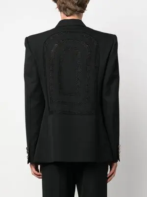 Casablanca Broderie Anglaise Double-breasted Blazer