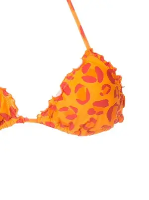 AMIR SLAMA Leopard-print Bikini