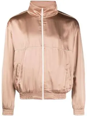 Saint Laurent Zip-up Track Jacket - Neutrals