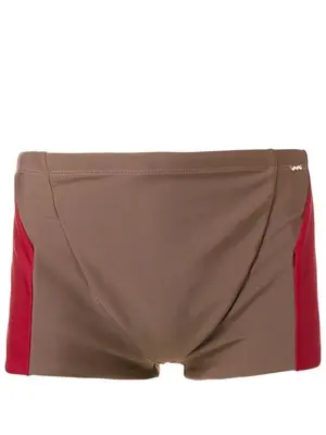 AMIR SLAMA Two-tone Swimming Trunks